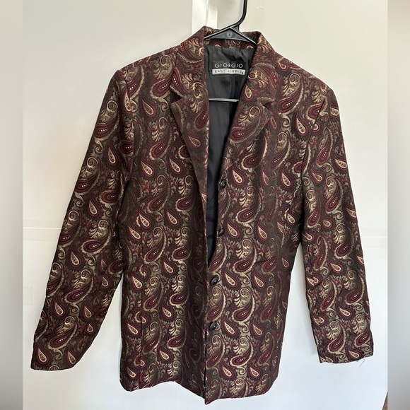 Giorgio Sant Angelo | Jackets & Coats | Giorgio Sant Angelo Metallic ...